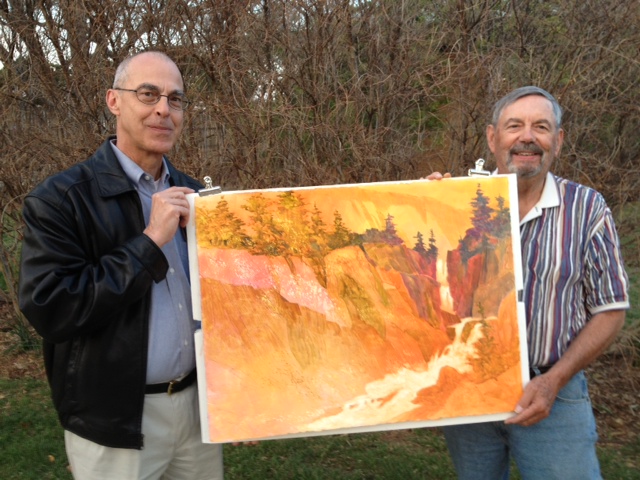 DON GETZ 'WATERCOLOR JOURNAL TOUR' OF THE USA: Lubbock Visit