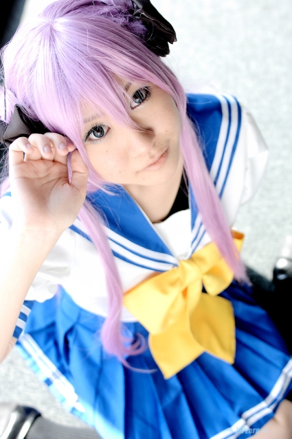 Cosplay Photos in Zip: Lucky Star Kagami Hiiragi Cosplay by Hitachi Fuyuki