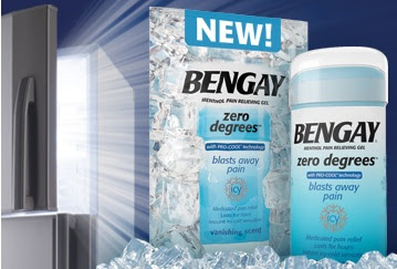 mommy's reviews: Simple, Quick Pain Relief with BENGAY® Zero Degrees