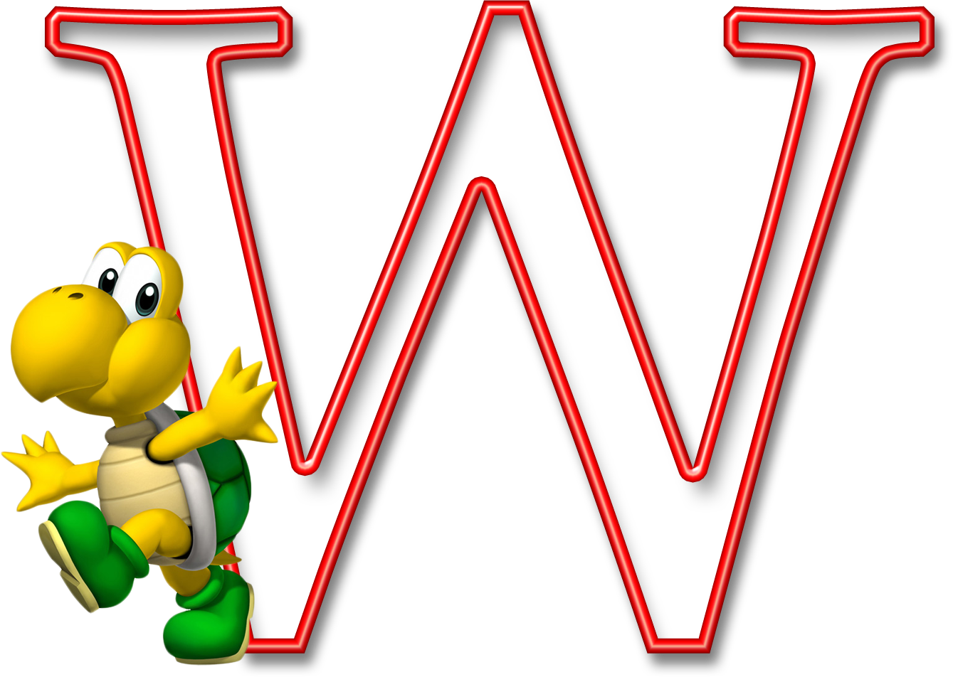 Abecedario con Personajes de Super Mario Bros. - Oh my Alfabetos!