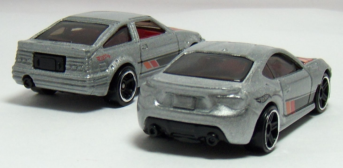 Hot Wheels Then and Now: Toyota AE-86 Corolla and Scion FRS