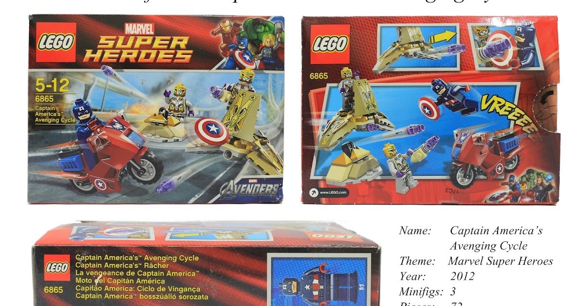 Review of 6865 Captain America's Avenging Cycle - Lego Reviews
