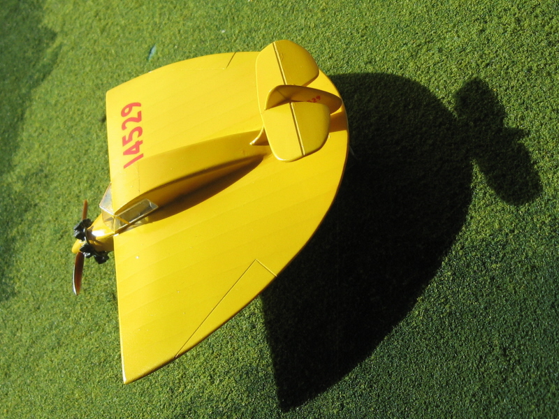 Arup S.4 flying wing trike mod, scratchbuilt 1/72 scale - Ready for ...