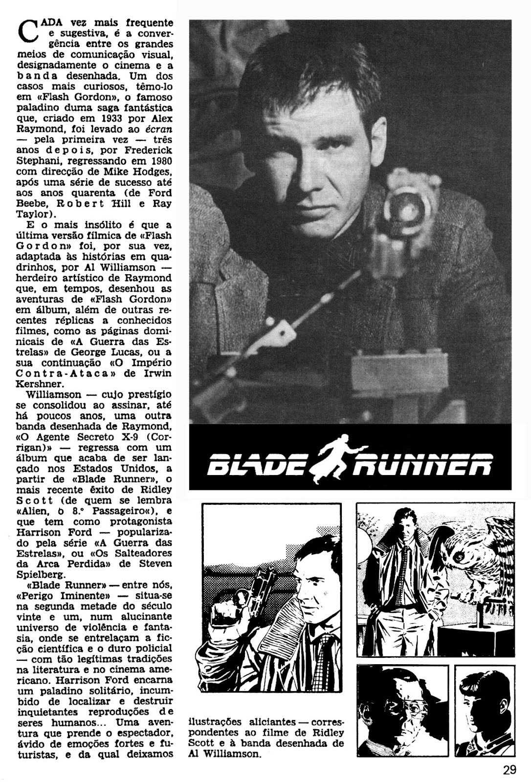 Enciclopédia de Cromos: Blade Runner - Perigo Iminente (1982)