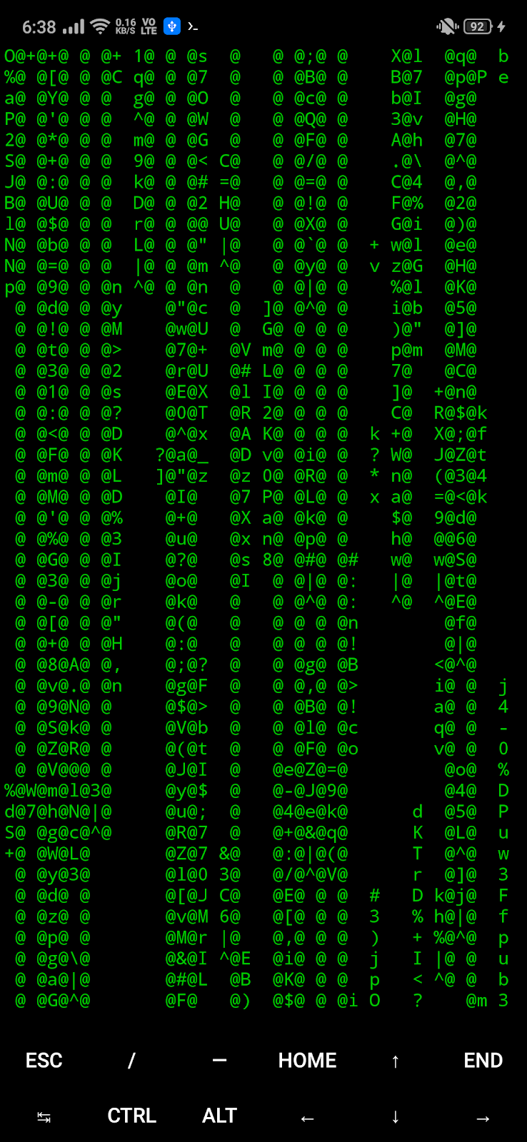 Script Termux Cmatrix