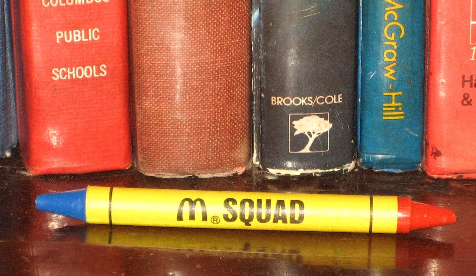 Percy's Fast Food Toy Stories : M Squad Crayon - McD