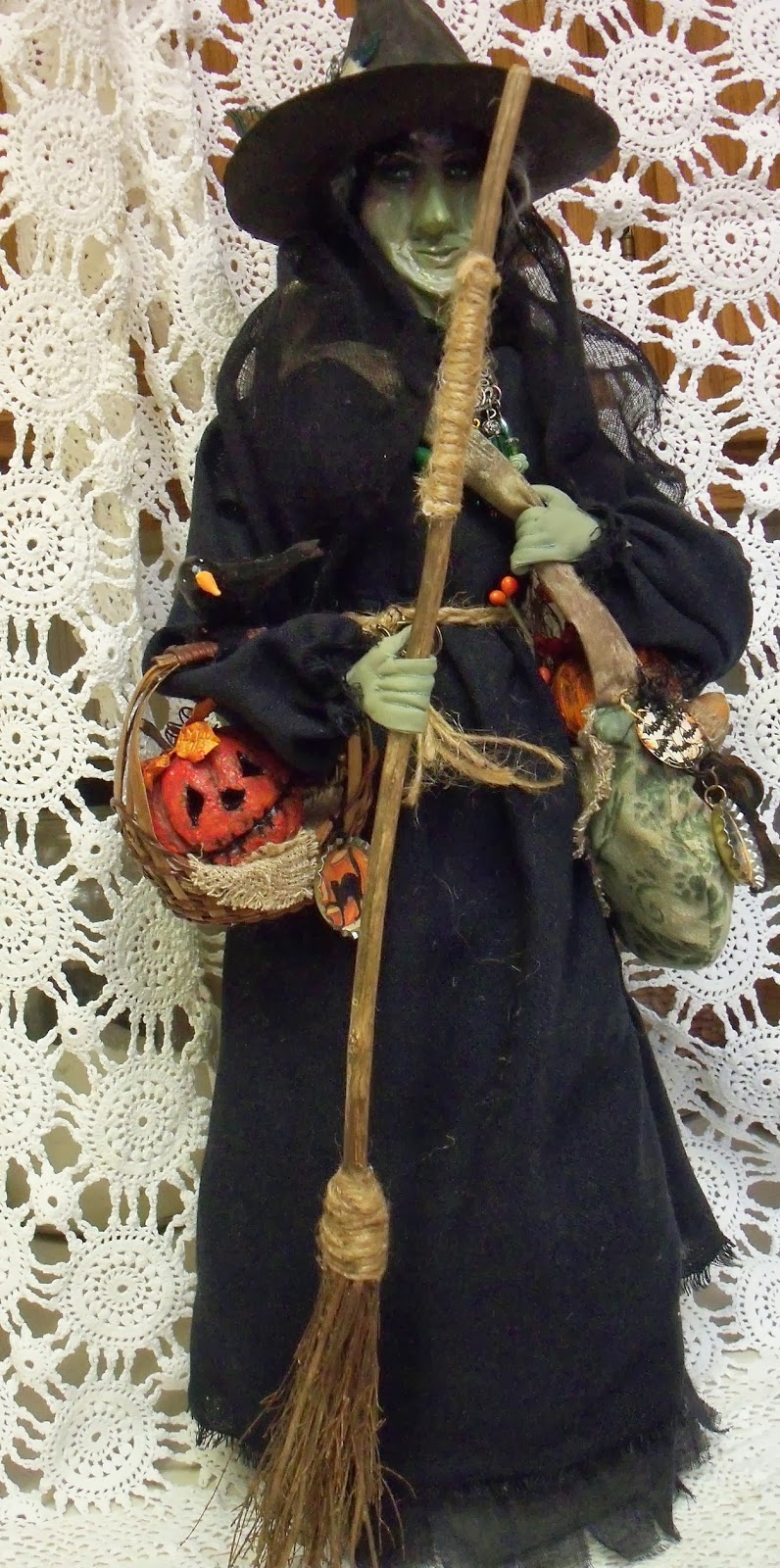 Make The Best of Things: Making a Grungy Prim Pumpkin from a Styrofoam Ball