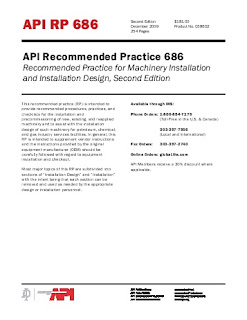 World Fabulous News: API RP 686 for Machinery Installation ...