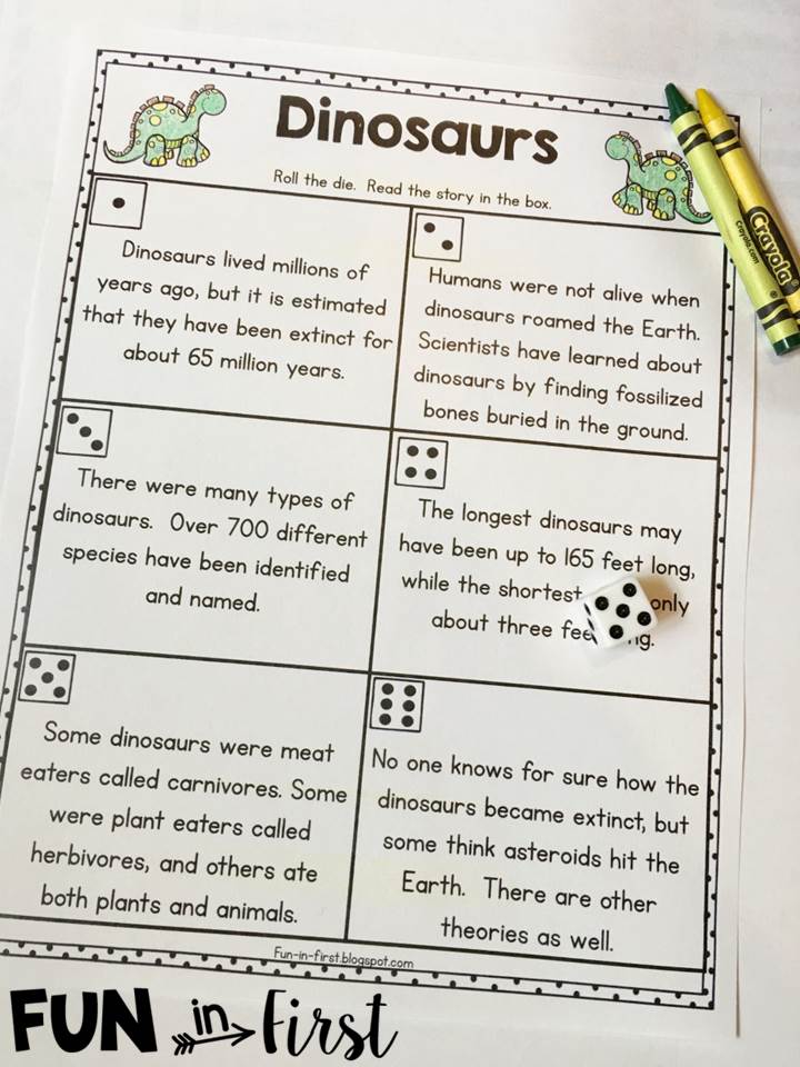 Nonfiction Fluency - Fun in First