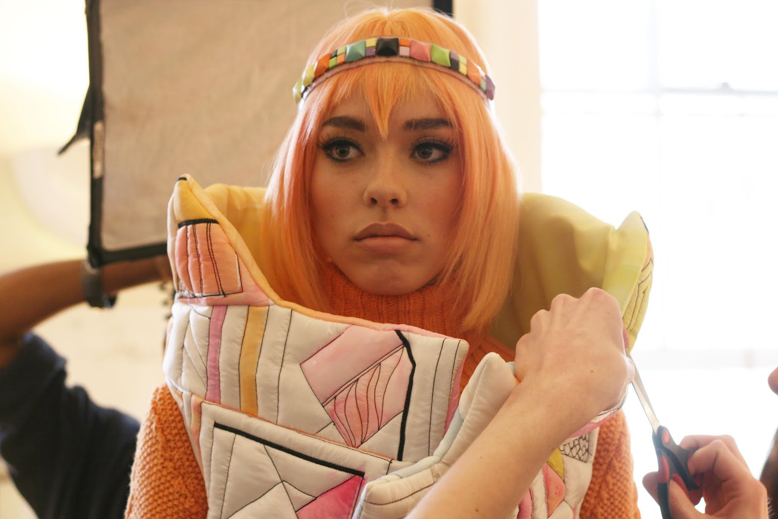 fredbutlerstyle: Thurs 23 Feb: Backstage at Fred Butler AW12 by Emily Beard