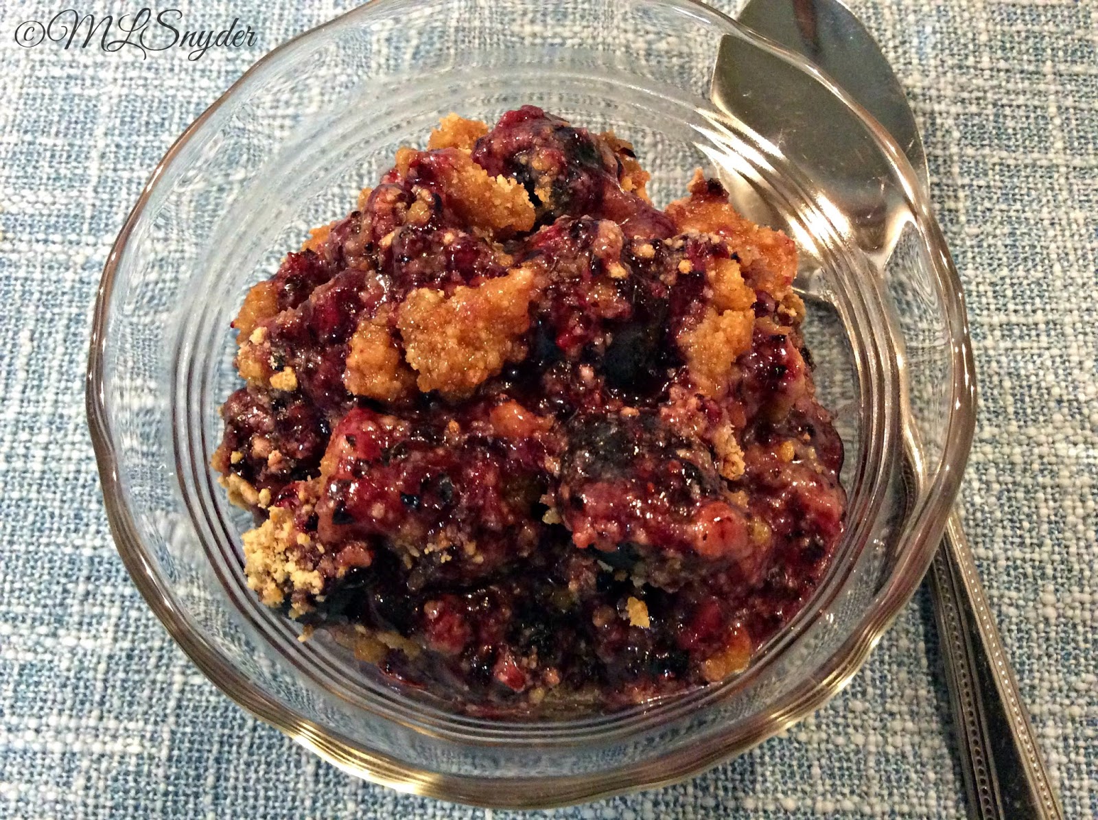 Our Retirement Days: Blueberry Crumb