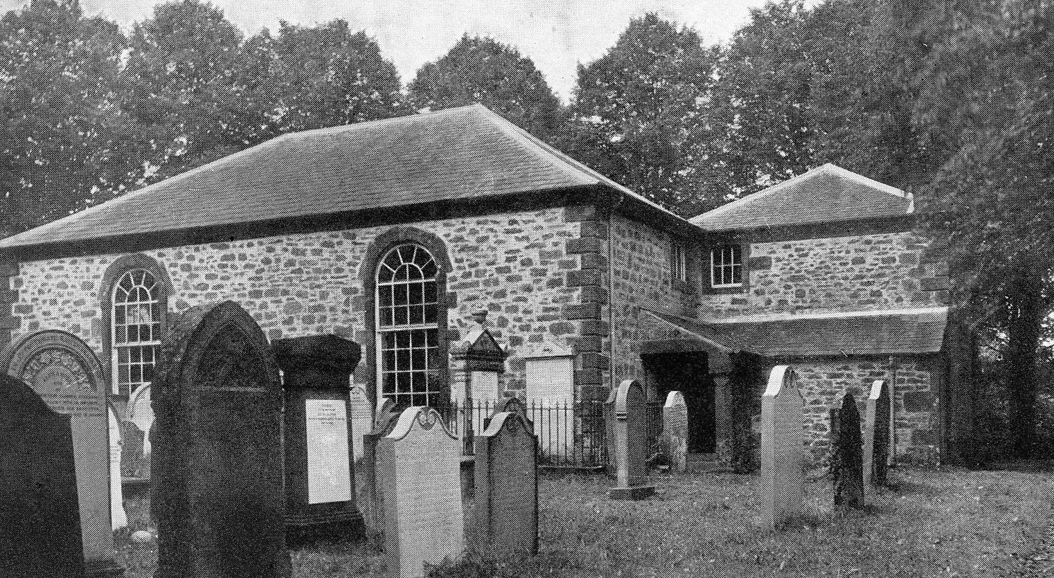 Tour Scotland: Old Photograph Parish Church Johnstonebridge Scotland