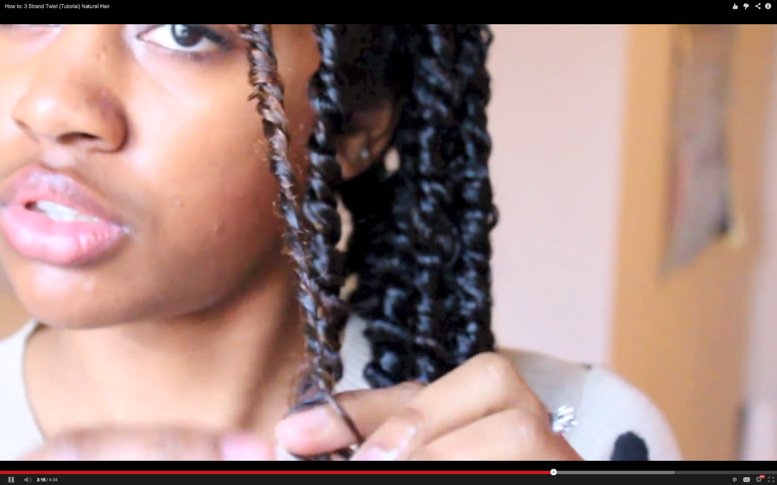 Style School | The Three Strand Twist + how to do it — BELLEMOCHA.com