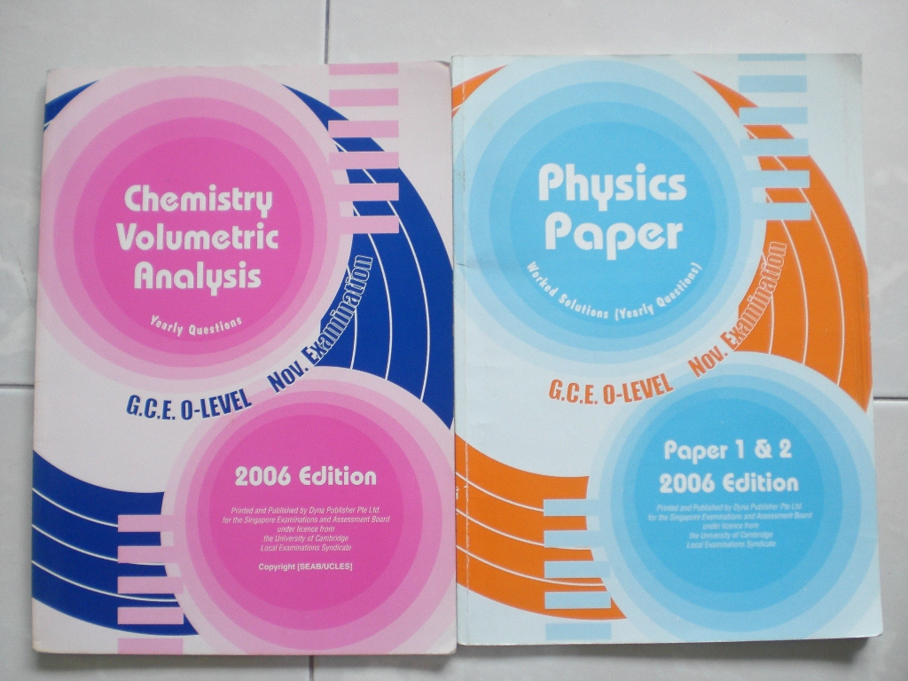 Your Treasure Shop: GCE O Level - TYS and Exam Papers Your Treasure Shop: GCE O Level - TYS and Exam Papers