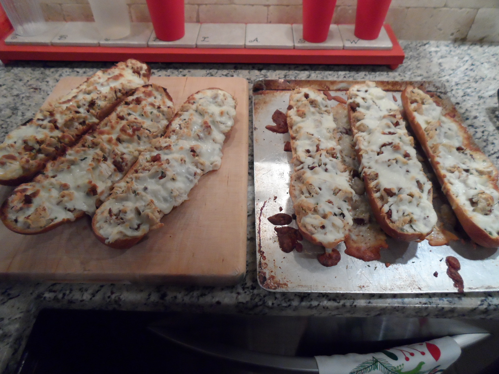 Mrs. Troop: Chicken Ranch French Bread Pizza