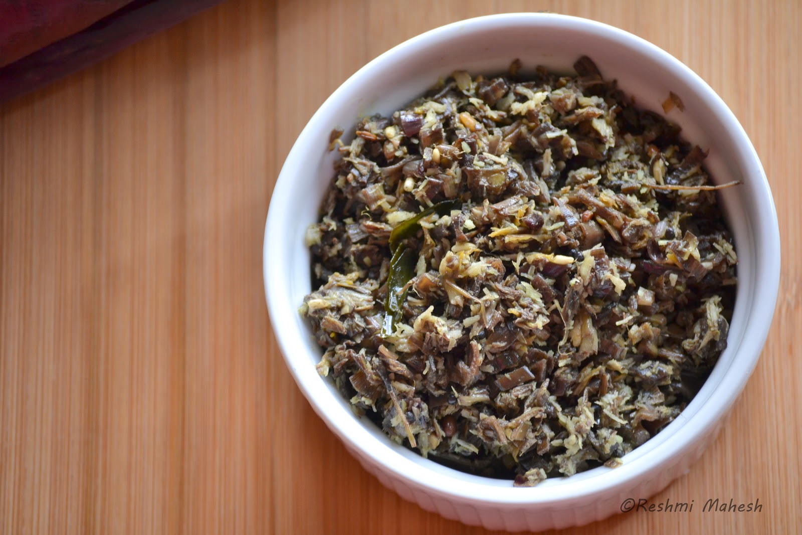 Easy Cook: Vazha Thatta/Vazhapoo Thoran aka Plantain blossom stir fry