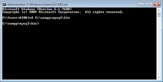 Happy Coding: Mengoneksikan MySQL melalui Command Prompt (CMD)