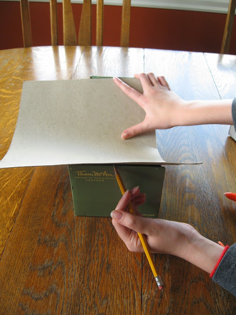 Almost Unschoolers: Parabolic Solar Shoebox Cooker - Math You Can See!