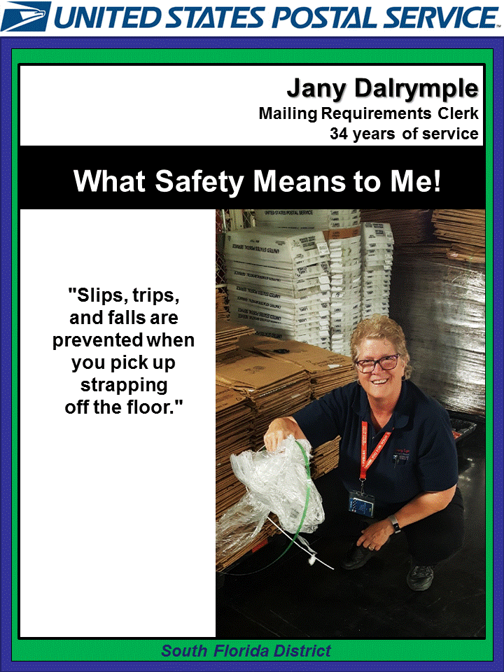 South Florida Postal Blog: 'What Safety Means to Me!'