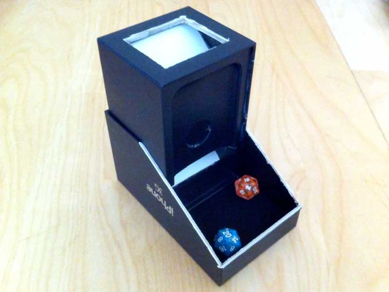 roleplay-geek: Make: iPhone Dice Tower