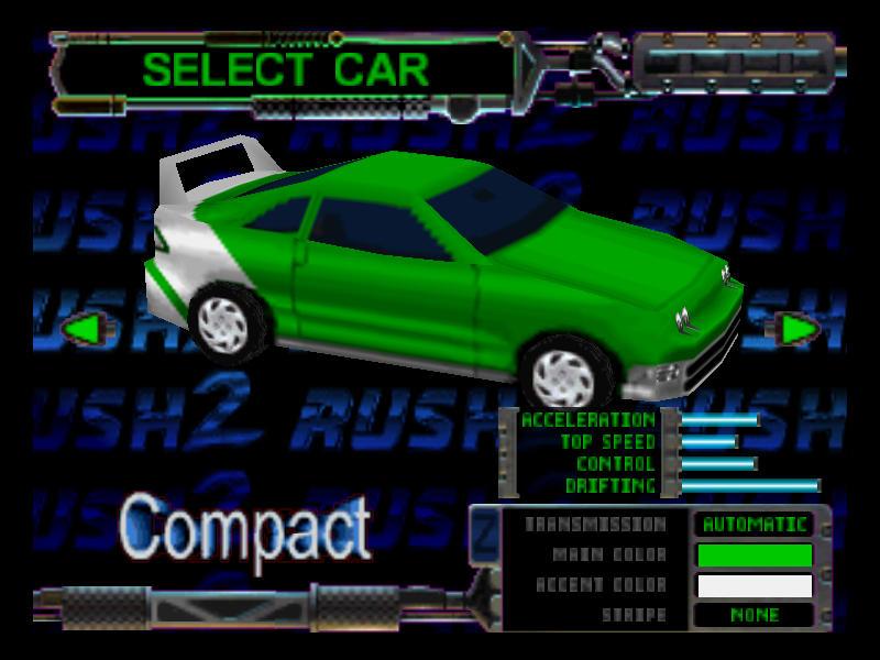 N64 Brasil: Review: Rush 2: Extreme Racing USA