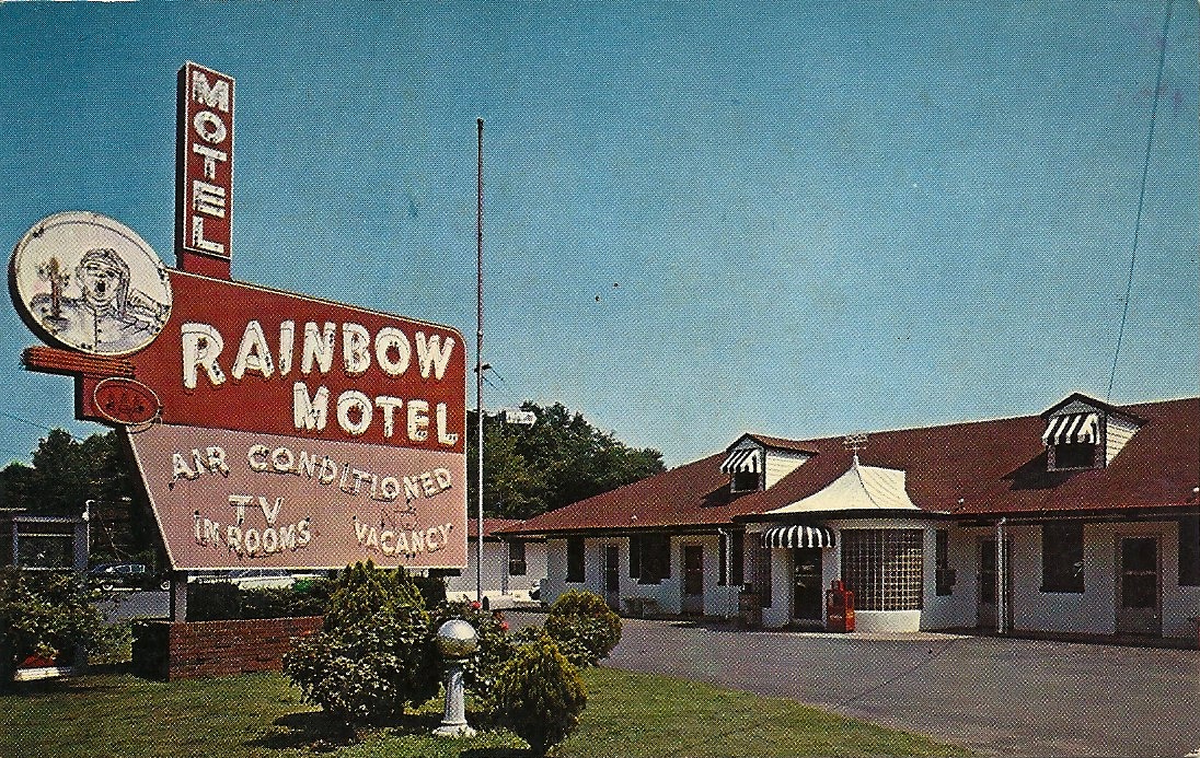 The Postcard Motel: Rainbow Motel - Green Brook Township, NJ