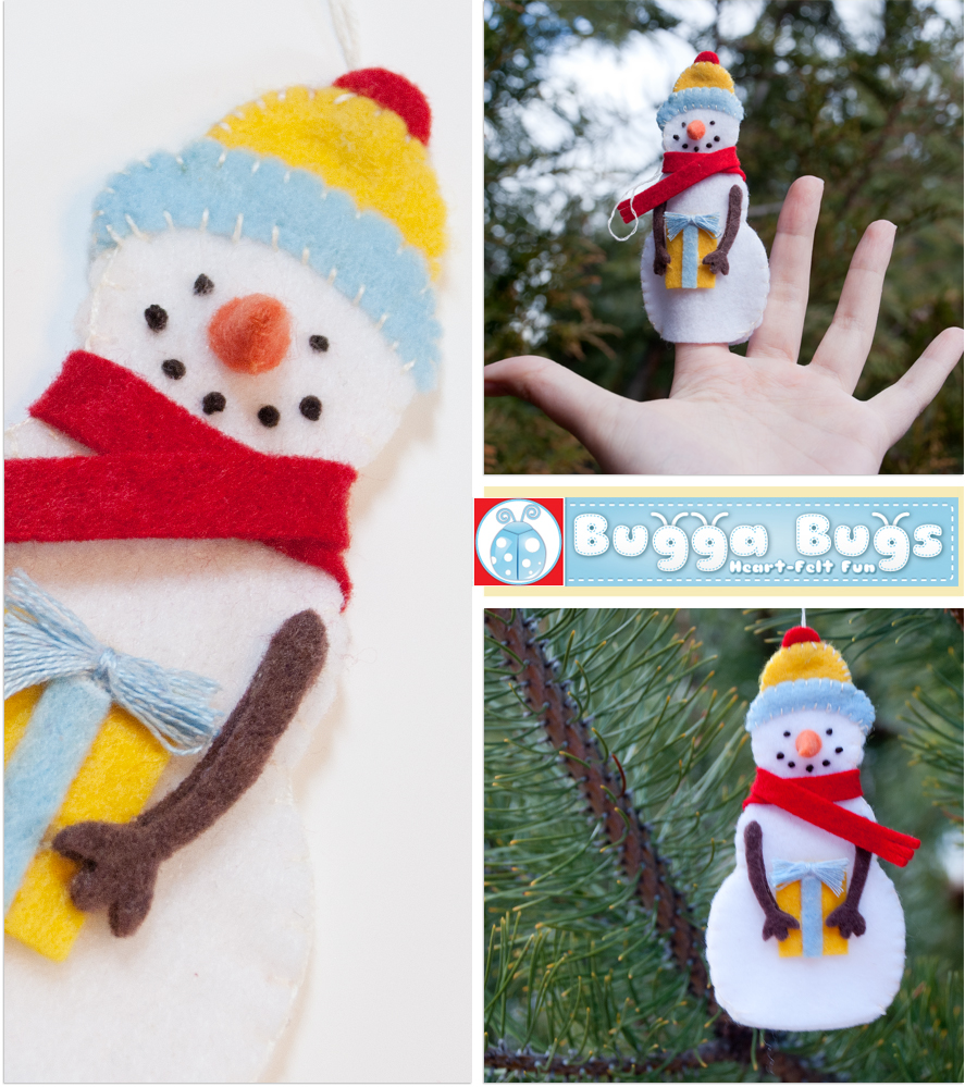 Create Kids Couture: Snowman Ornament and Finger Puppet