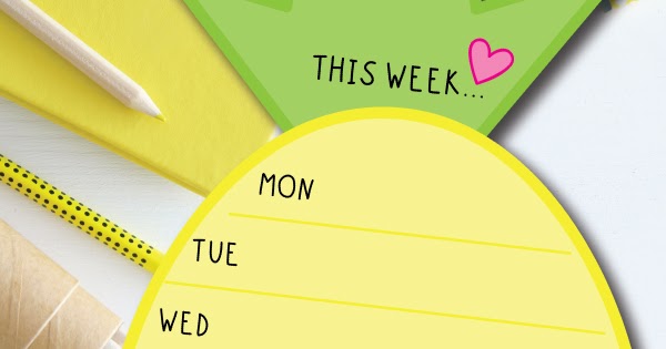 Pineapple Wall Week Planner | From the Pond