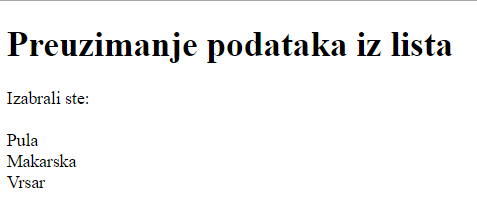 Skola Tutorijala - School of Tutorials: Preuzimanje podataka iz lista ...