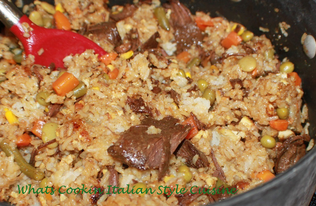 Venison Fried Rice | What's Cookin' Italian Style Cuisine