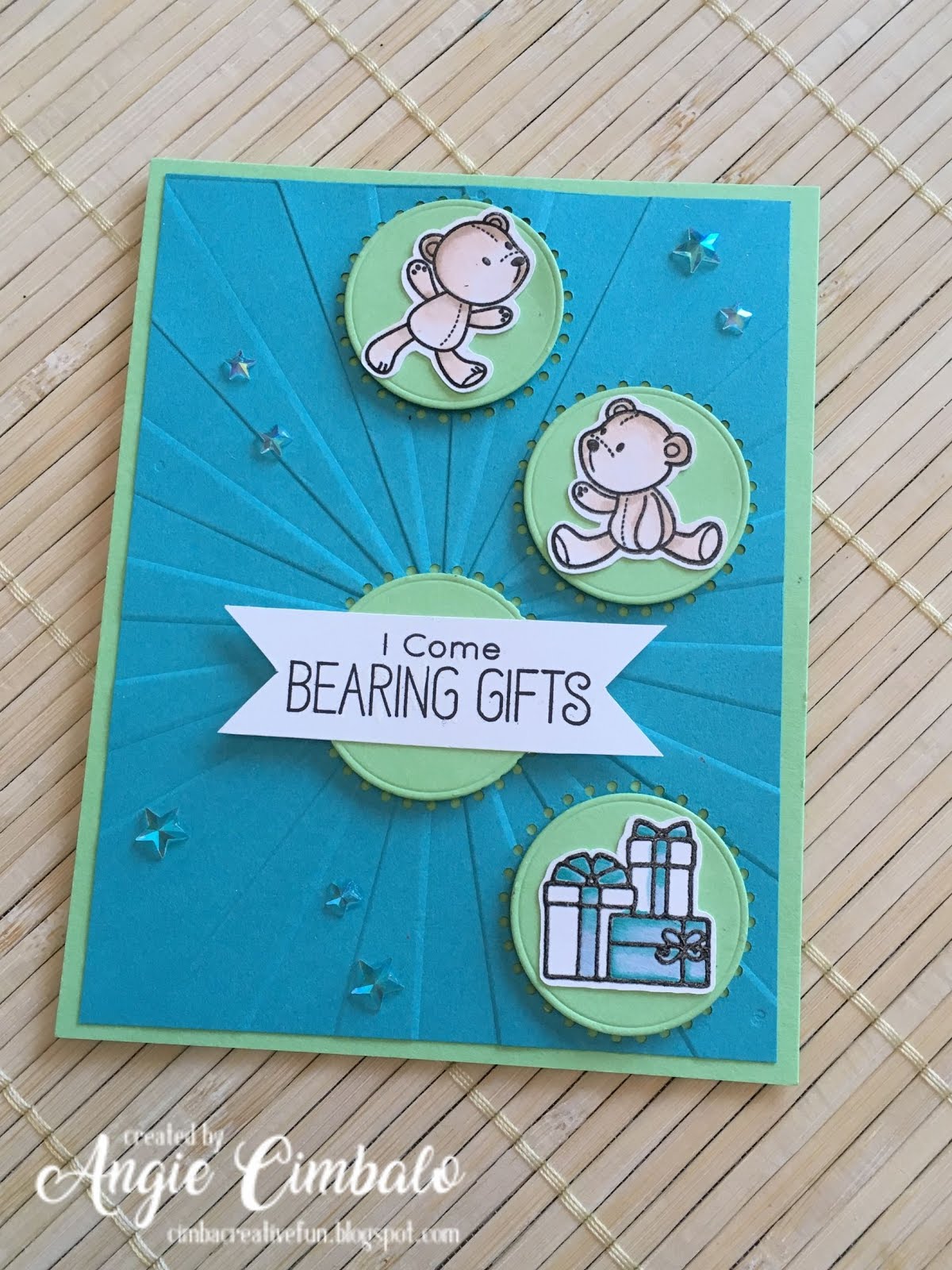 Cimbacreativefun: I Come Bearing Gifts with MFT Goodies