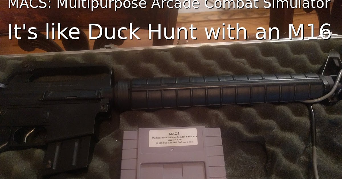 Multi-purpose Arcade Combat Simulator (MACS) | Video, Manual, Gameplay
