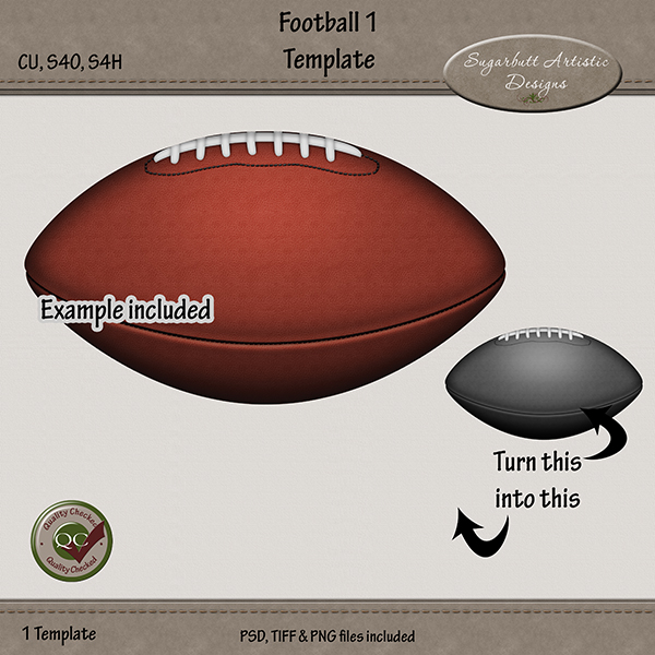 Sugarbutt Artistic Designs: Football Templates in Store