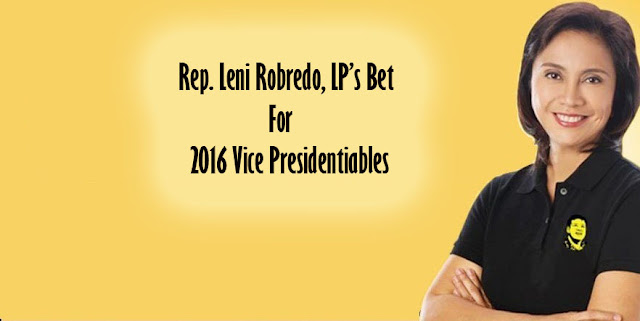 Rep.Leni Robredo Officially LP's Bet For 2016 Vice Presidential Elections