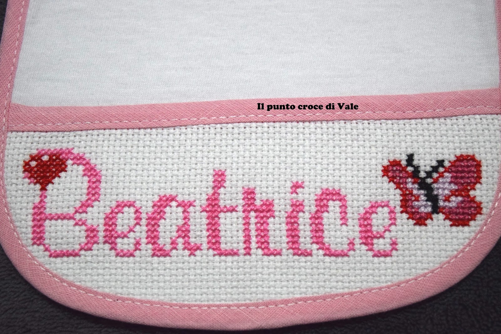 Il punto croce di Vale: Bavaglino BEATRICE 1.3