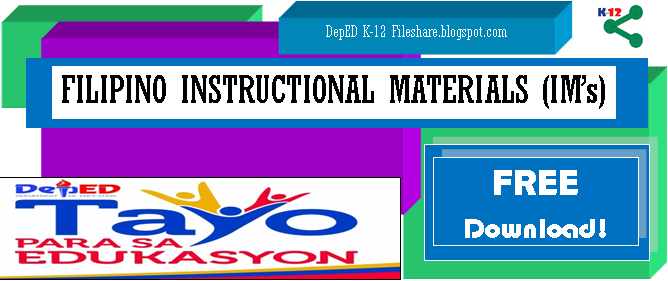 FILIPINO INSTRUCTIONAL MATERIALS (PANTIG) - DepED K-12 File Share