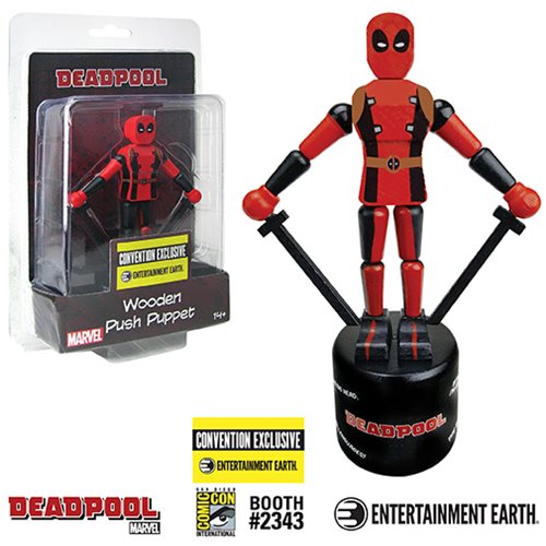 The Blot Says...: SDCC 2017 Exclusive Deadpool Marvel Wood Push Puppet ...