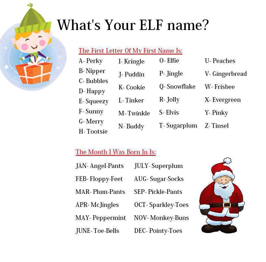 Reviews She ROTE Elf Name Holiday Fun Reviews She ROTE Elf Name Holiday Fun