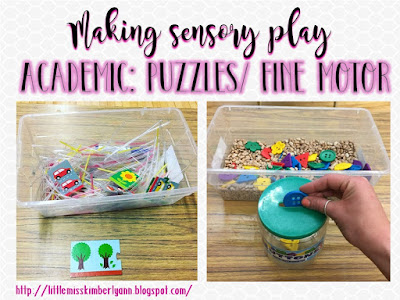 Little Miss Kim's Class: Making Sensory Play ACADEMIC in special education