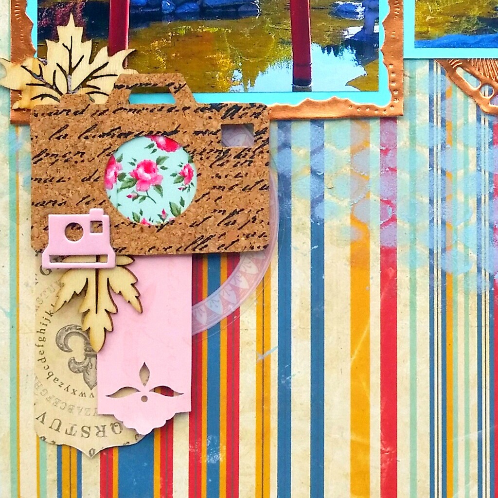 Scrappin' Chaos: How To Make a Statement With Beautiful Metallic Frames