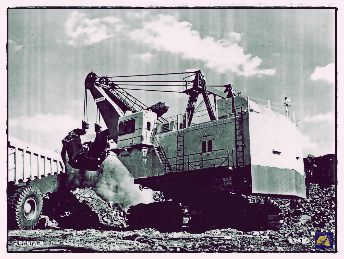 Bagger Galerie Construction Machines: MARION 201-M Seilbagger ...