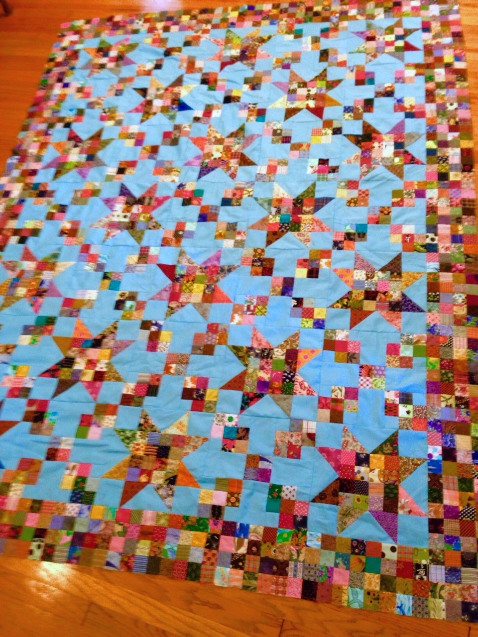 klein meisje quilts: calico rose--top completed