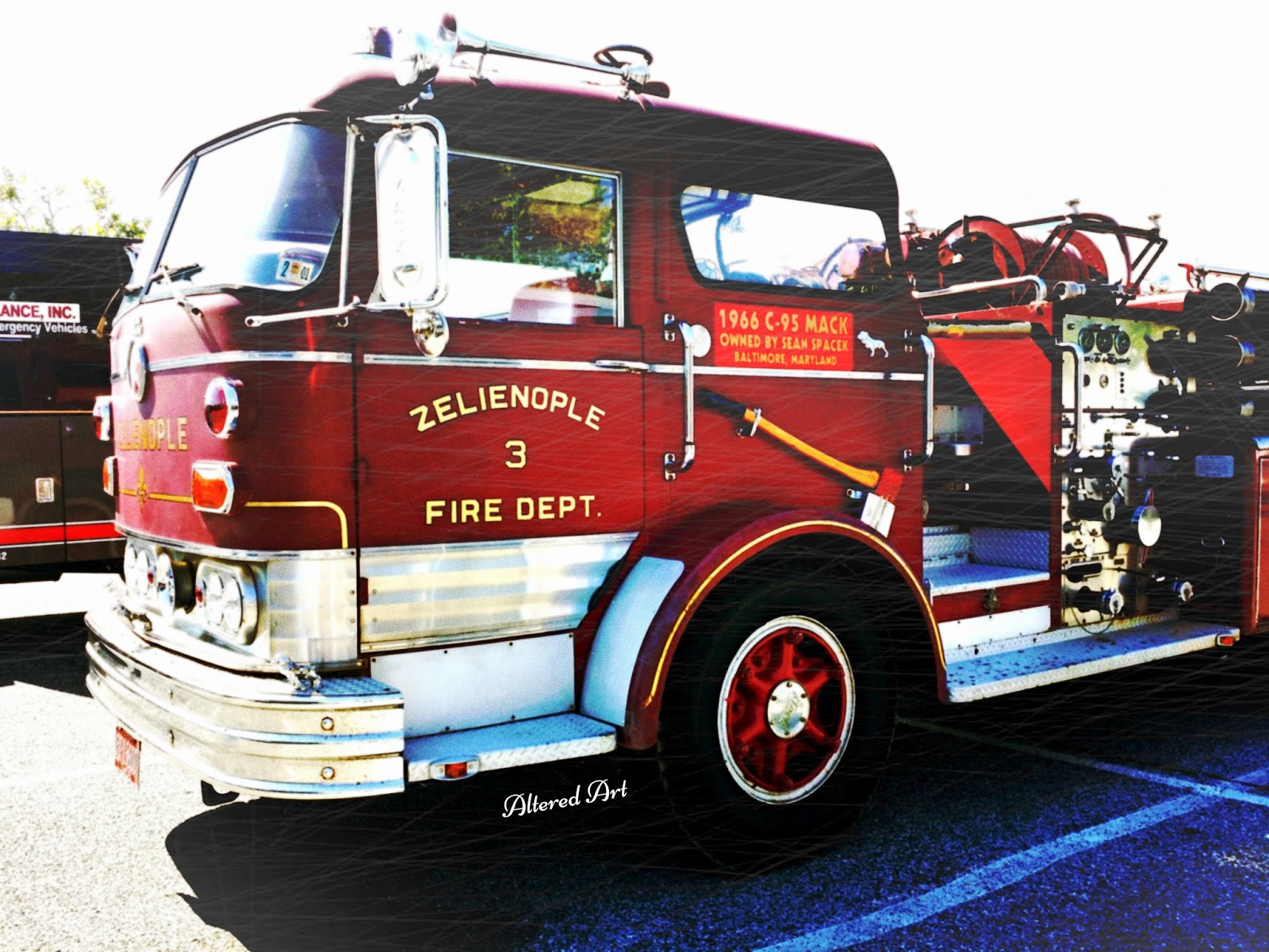 Images by Altered Art: Time Capsule on Wheels | A '66 Mack Fire Engine