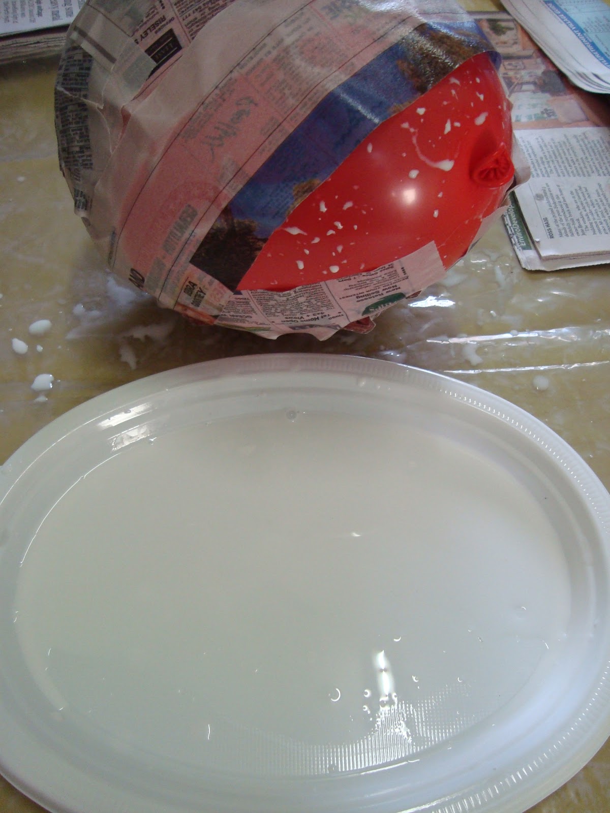 Once upon an Art Room: Paper Mache Balloons