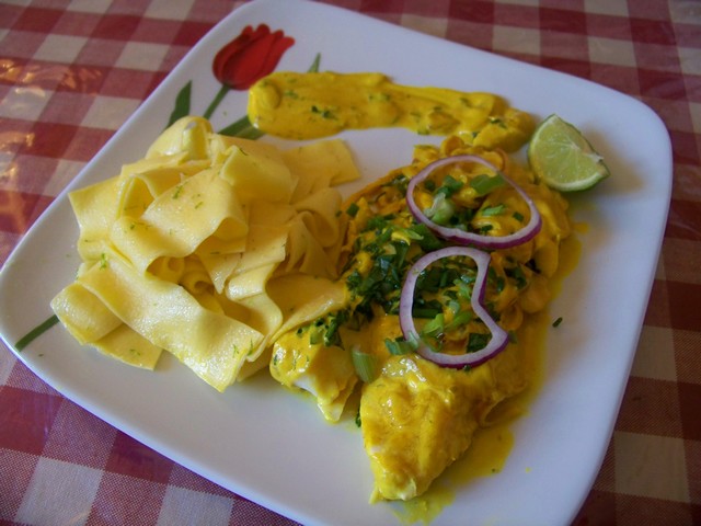 Cuisine en folie: Filets de Maigre sauce curcuma