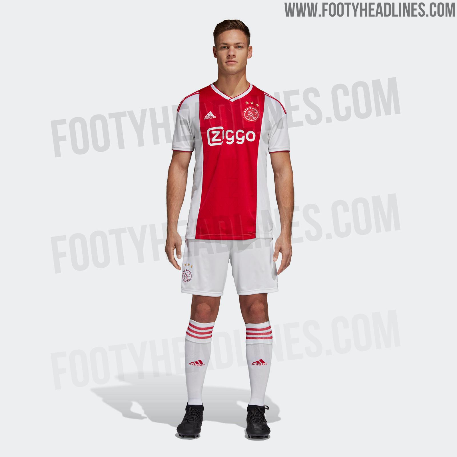 Ajax 18-19 Home Kit Released - Footy Headlines