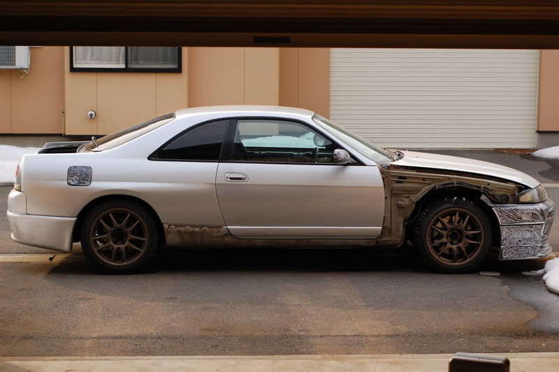 Inked Sharpie Marker Lost Birds R33 Nissan Skyline GTR Hand Drawn Designs