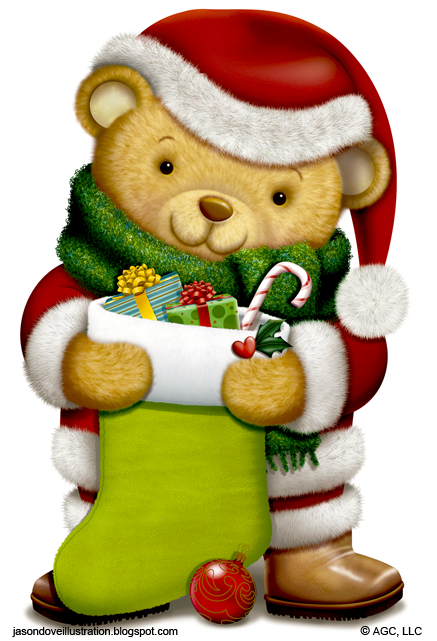 Jason Dove Illustration: Christmas Bear