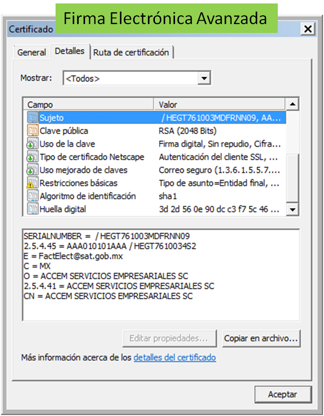 Cómo diferenciar la FIEL de un Certificado de Sello Digital