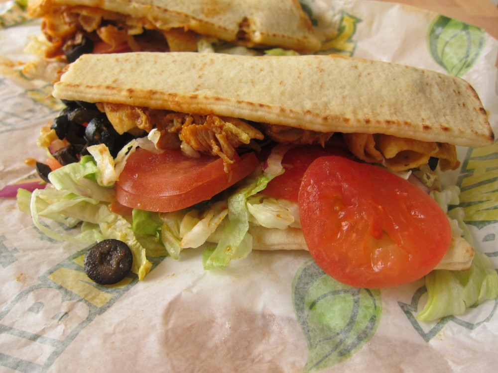 Subway Chicken Bacon Ranch Flatbread